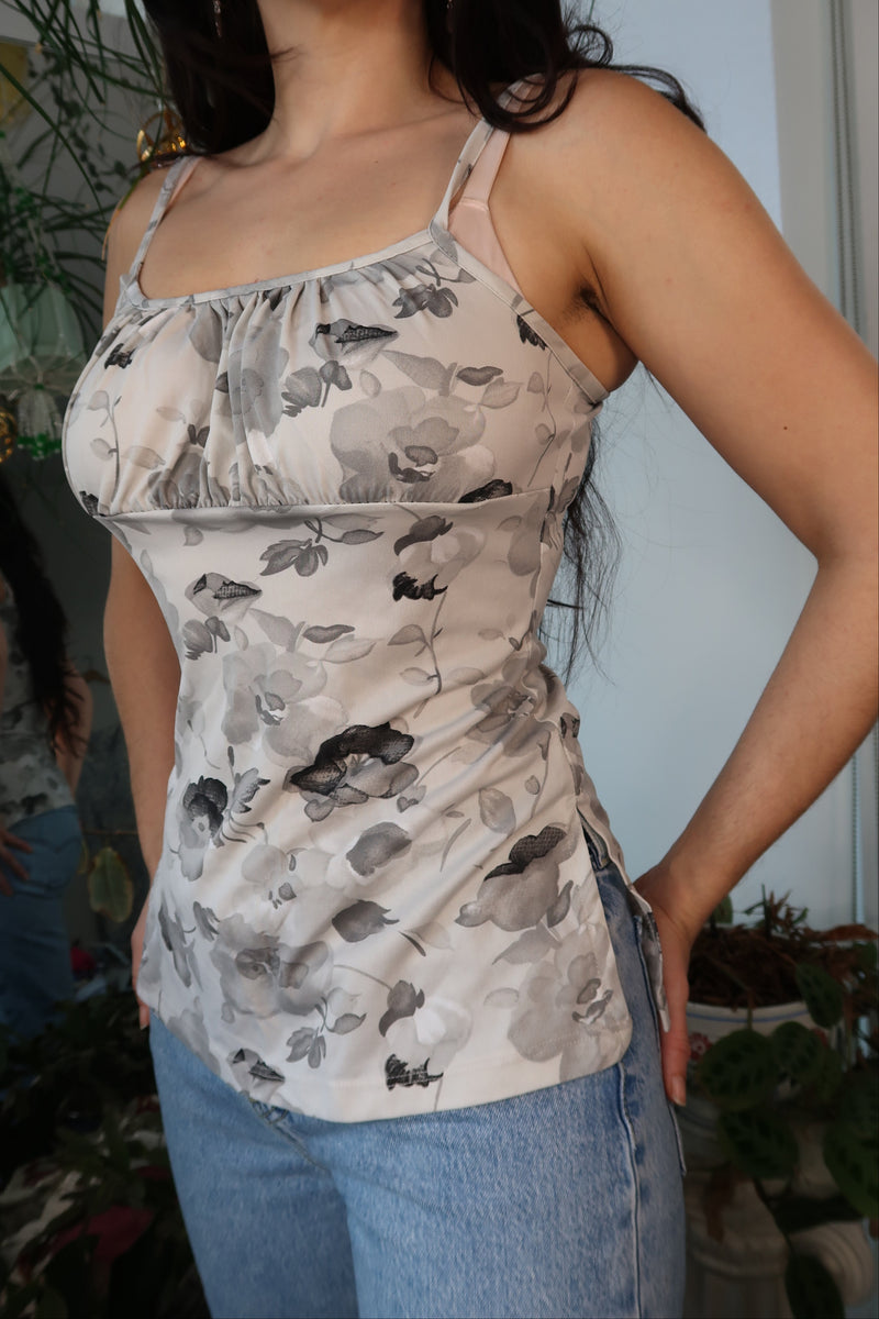 Vintage 90s Goth Floral Tank Top – Elektra Vintage