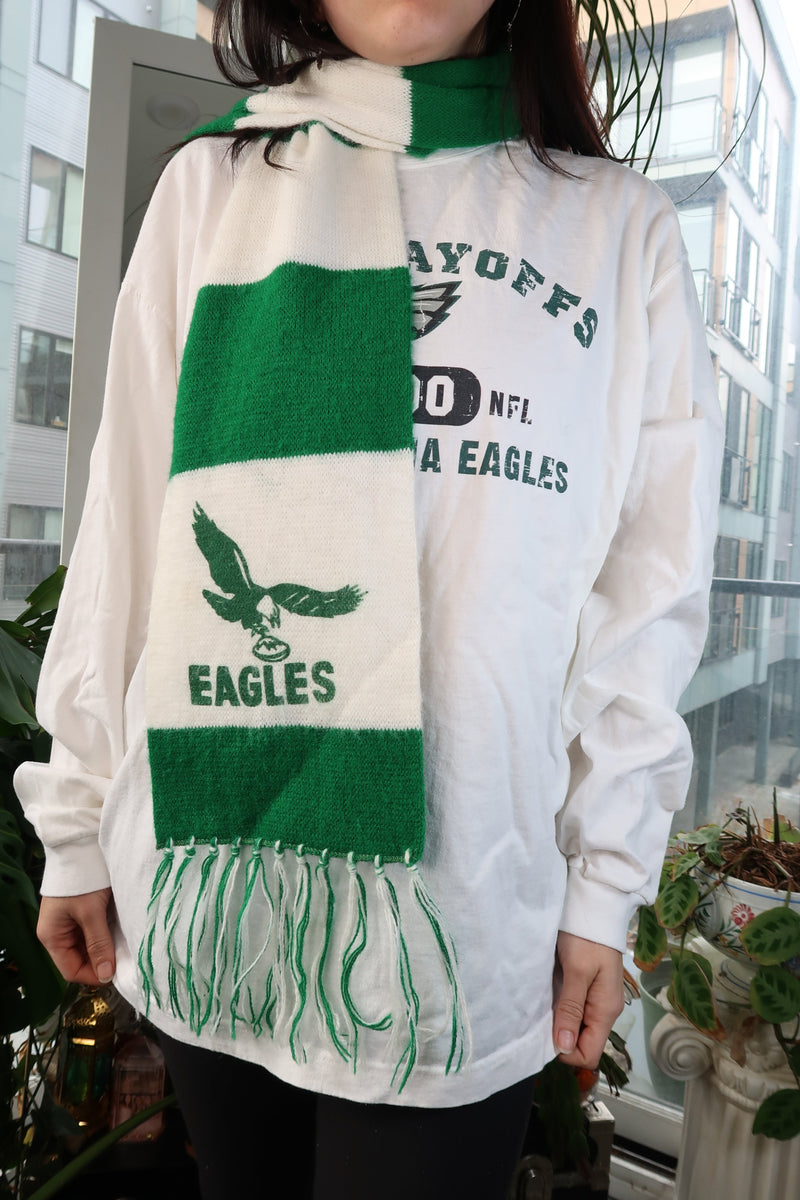 Vintage 1980s Philadelphia Eagles Knit Scarf – Elektra Vintage